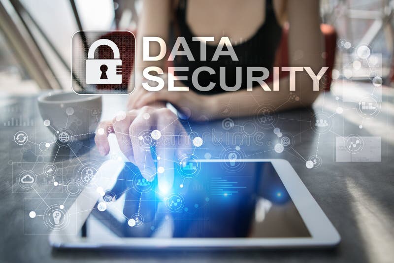 Cyber Security Data Protection Information Safety And Encryption Internet Technology And