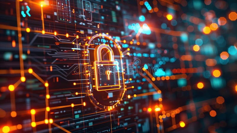 Cyber Security and Data Protection, Internet Network Security Stock ...