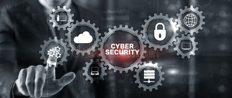 Cyber Security. Data Protection Network Privacy Concept Stock Photo ...