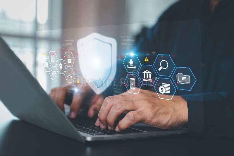 Cyber Security Data Protection Online Computer Network and Personal ...