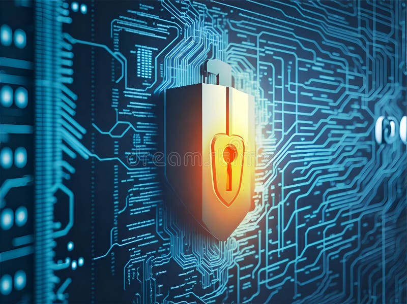 Cyber Security and Data Protection of Private Information. Locks of ...