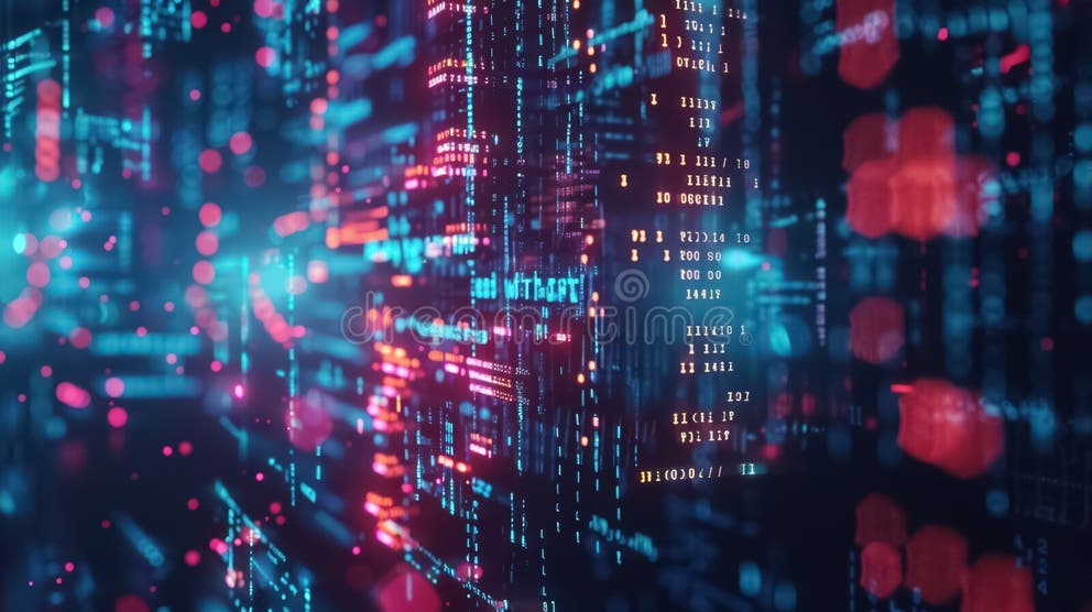 Cyber Security, Data Protection, Structure of Virtual Network Stock ...