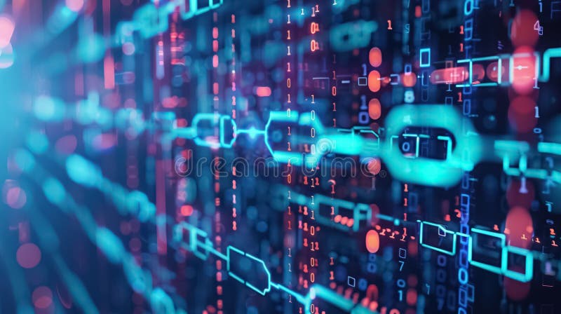 Cyber Security, Data Protection, Structure of Virtual Network Stock ...