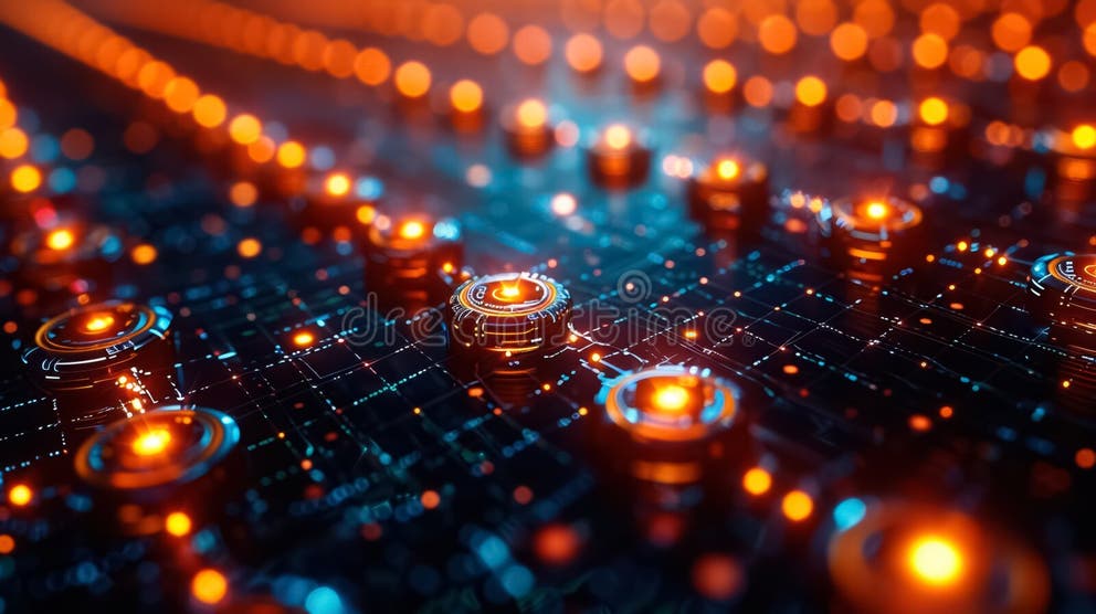 Cyber Security, Data Protection, Structure of Virtual Network Stock ...