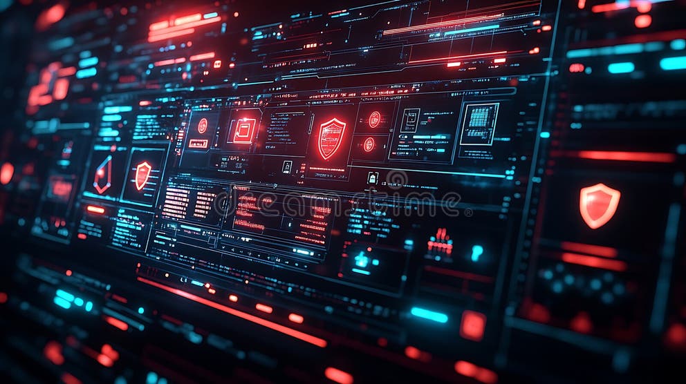 Cyber Security Data Protection Technology Digital Network System ...