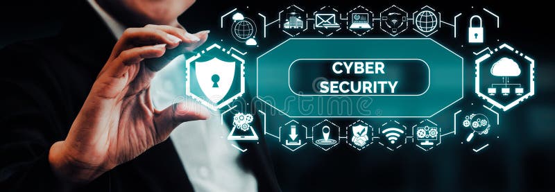 Cyber Security and Digital Data Protection Concept Uds Stock Photo ...