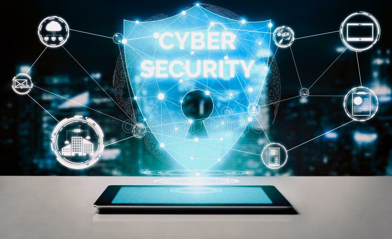 Cyber Security and Digital Data Protection Concept Uds Stock Photo ...