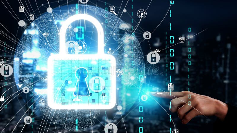 Cyber Security and Alteration Data Protection on Digital Platform Stock ...