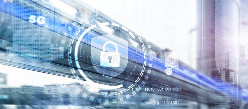 Cyber Security Encrypted Technology, Digital Information Protected ...