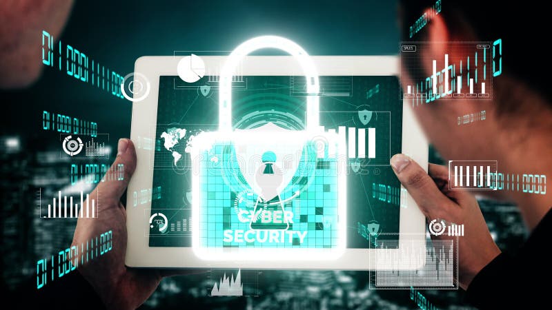 Cyber Security Encryption Technology To Protect Data Privacy Conceptual ...