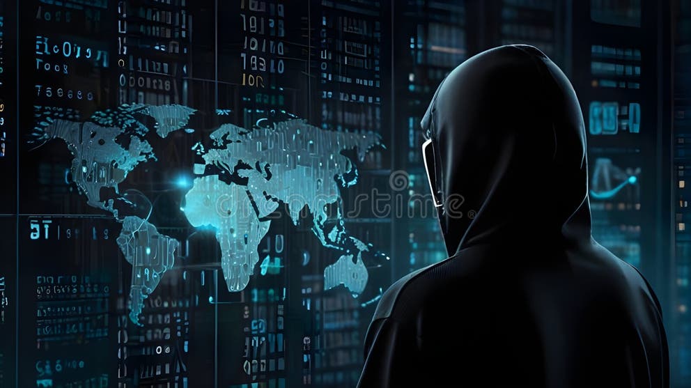 Cyber Security Firewall Interface Protection Concept. Stock ...