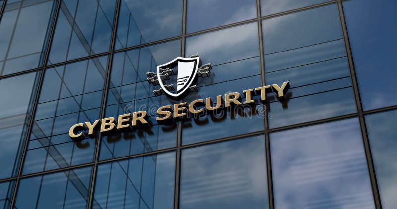 Cyber Security Glass Building Concept Stock Video - Video of glass ...