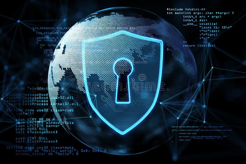 Cyber Security and Global Protection Concept with Digital Keyhole in ... Cyber Security and Global Protection Concept with Digital Keyhole in ...