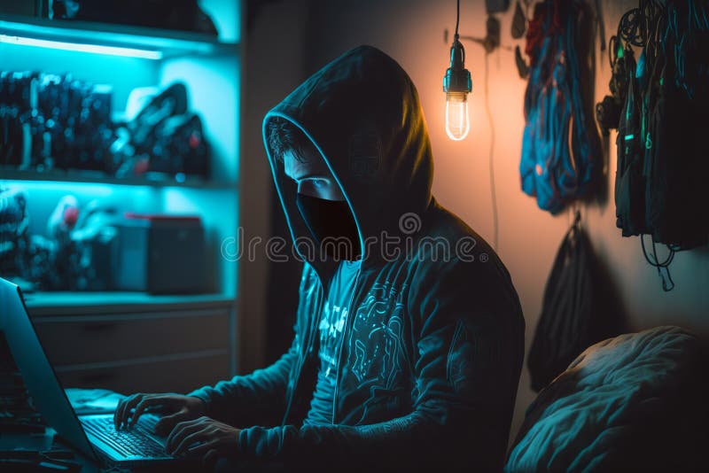 Hoodie Hacker Stock Illustrations – 1,698 Hoodie Hacker Stock ...