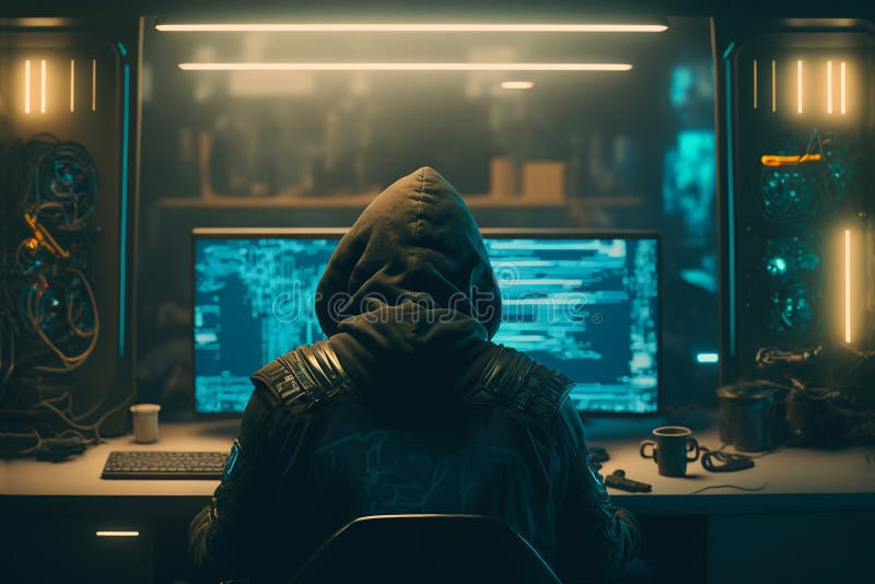 Hacker Hoodie Stock Illustrations – 1,698 Hacker Hoodie Stock ...