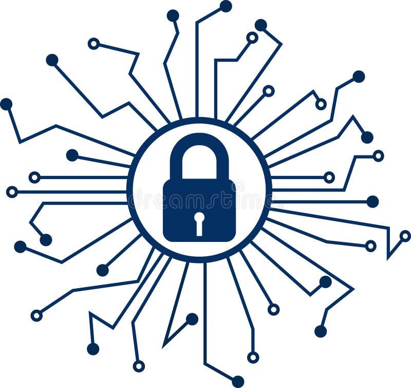 Cyber Security Icon Design, Security Sign, Artificial Intelligence ...