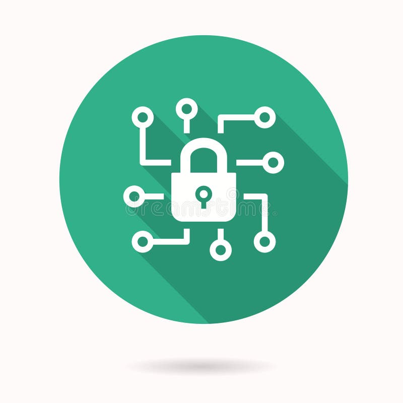 Cyber Security - Vector Icon. Illustration Isolated. Simple Pictogram ...