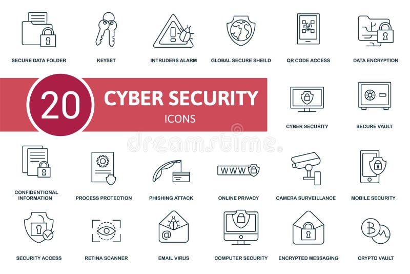 Cyber Security Icon Stock Illustrations 108 664 Cyber Security Icon