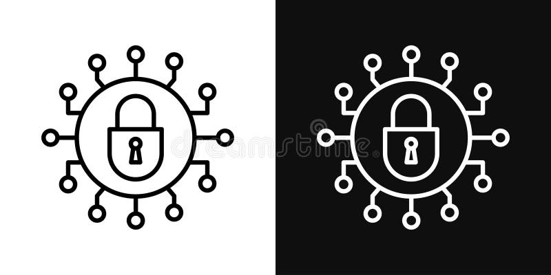 Cybersecurity Pictogram Stock Illustrations – 1,648 Cybersecurity ...