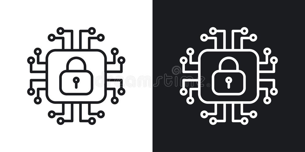 Cybersecurity Pictogram Stock Illustrations – 1,648 Cybersecurity ...