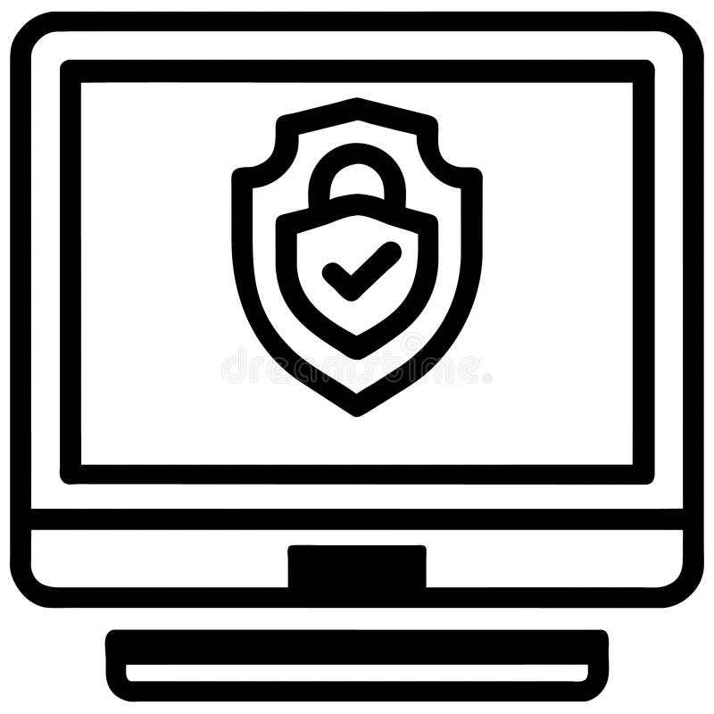 Cyber Security. the Importance of Protecting Your Data Stock Vector ...