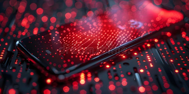 Cyber Security Infographic Phone Screen Under Hacking Attack ... Cyber Security Infographic Phone Screen Under Hacking Attack ...