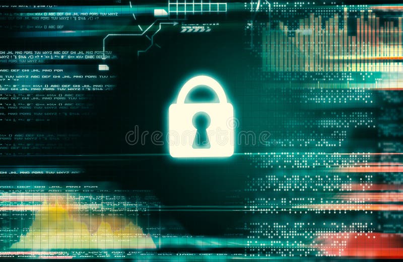 Cyber Security and Information or Network Protection Stock Photo ...