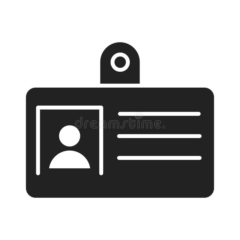 Cyber Security and Information or Network Protection Id Card Silhouette ... Cyber Security and Information or Network Protection Id Card Silhouette ...