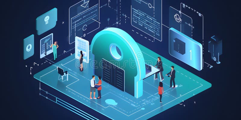 Cyber Security Information Security Testing One Created with Generative ...