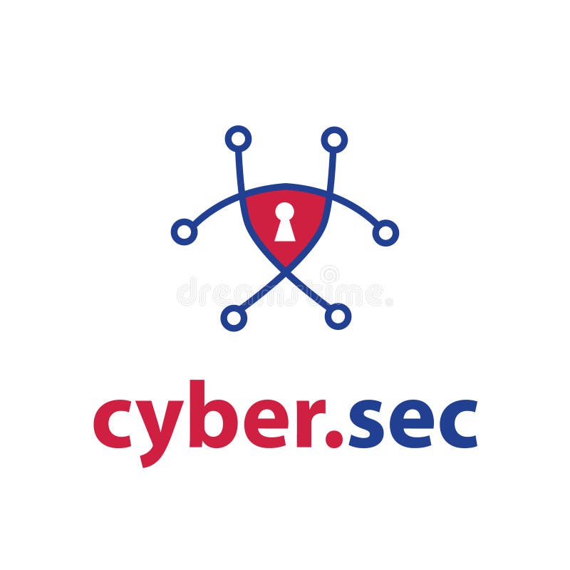 Cyber Security Links Logo Design Stock Vector - Illustration of cyber ...