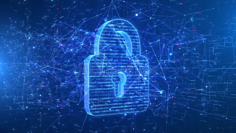 Cyber Security Lockransomware Seamless Loop Animation Loop Background ...