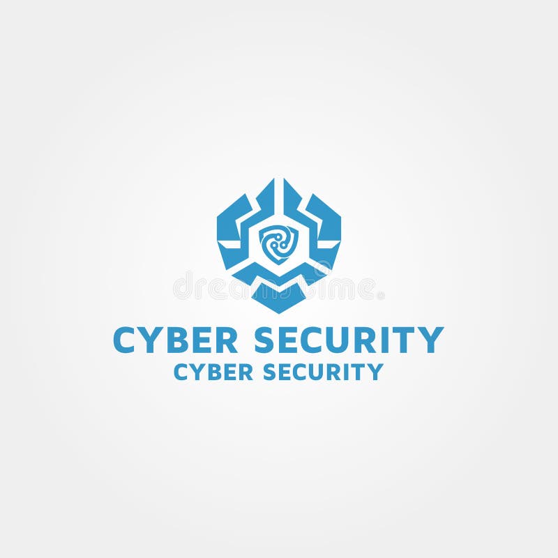 Cyber Security Logo Design Template Idea and Inspiration. Stock Vector ...