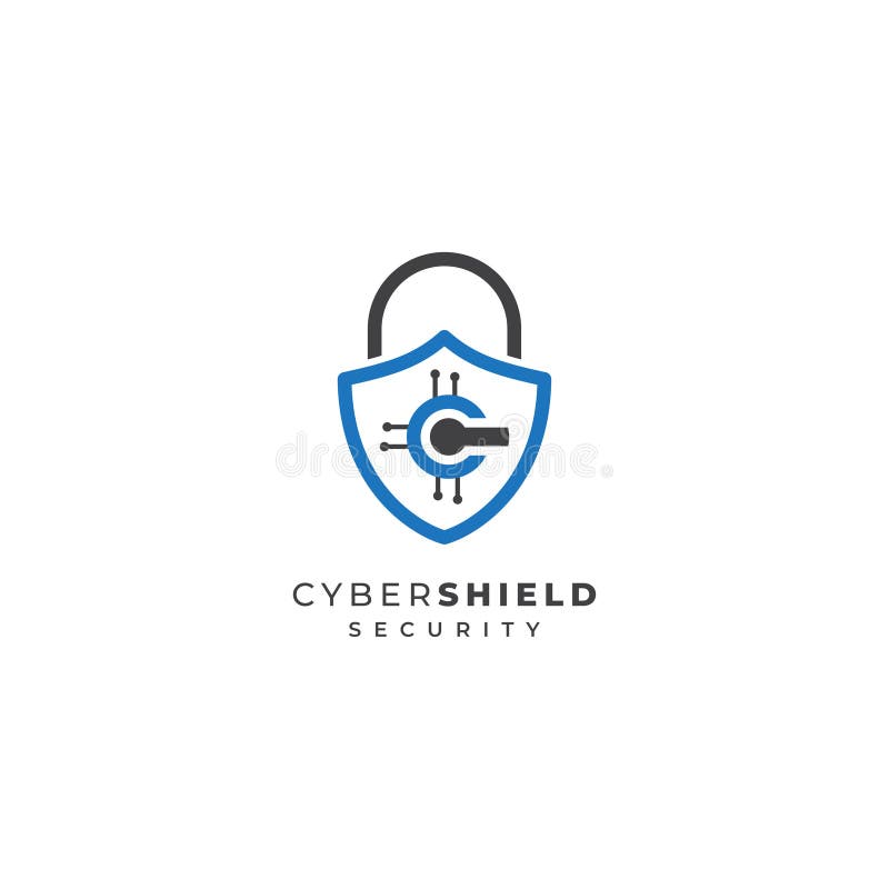 Cyber Security Logo Design Vector Template, Online Data Protection Logo ...