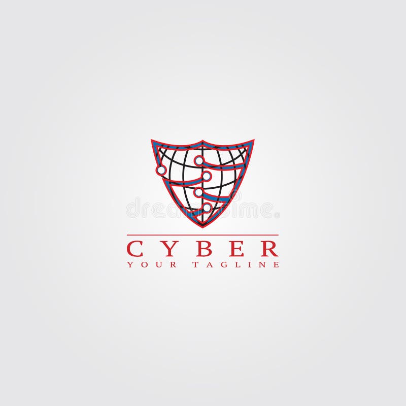 Cyber Security Logo Template, Security Vector Logo Stock Vector ...