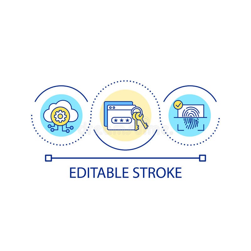 Cyber Security Line Drawing Stock Illustrations – 1,932 Cyber Security ...