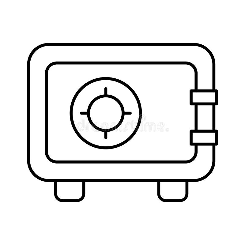 Vault Icon Which Can Easily Modify or Edit Stock Vector - Illustration ...
