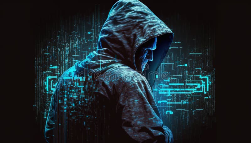 Cyber Security Measures for Protection from Hackers Stock Image - Image ...