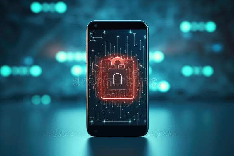 Cyber Security, Mobile Phone with Safety Lock System for Network ...
