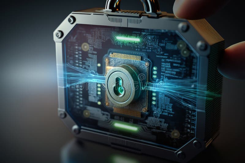 Cyber Security and Privacy Data Storage Protection, Concept, Generative ...