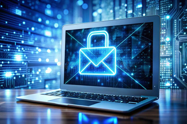 Cyber Security Ransomware Email Phishing Encrypted Technology, Digital ...