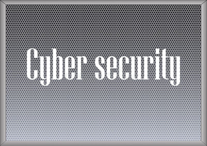 Cyber Security Record Vector Illustration Stock Vector - Illustration ...