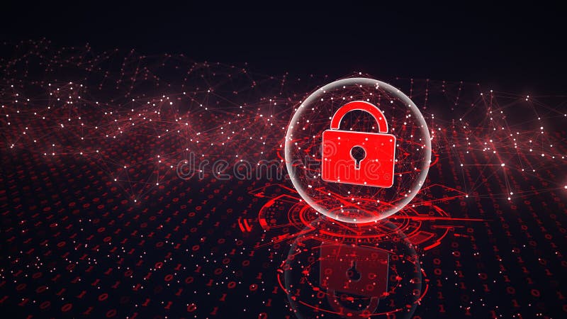 Cyber Security stock illustration. Illustration of hacker - 233845408