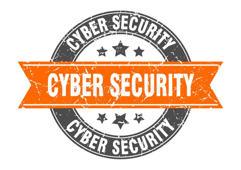 Cyber Security Speech Bubble. Cyber Security Ribbon Sign Stock Vector ...
