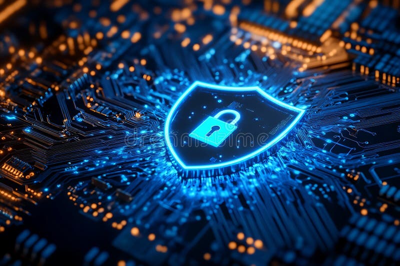 Cyber Security Shield Digital Protection Concept, Data Privacy, Network ...