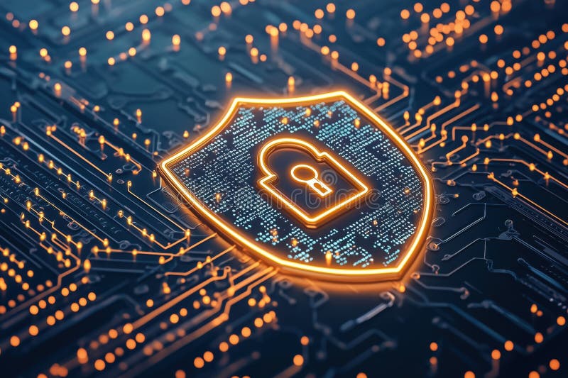 Cyber Shield Symbol Stock Illustrations – 42,285 Cyber Shield Symbol ...