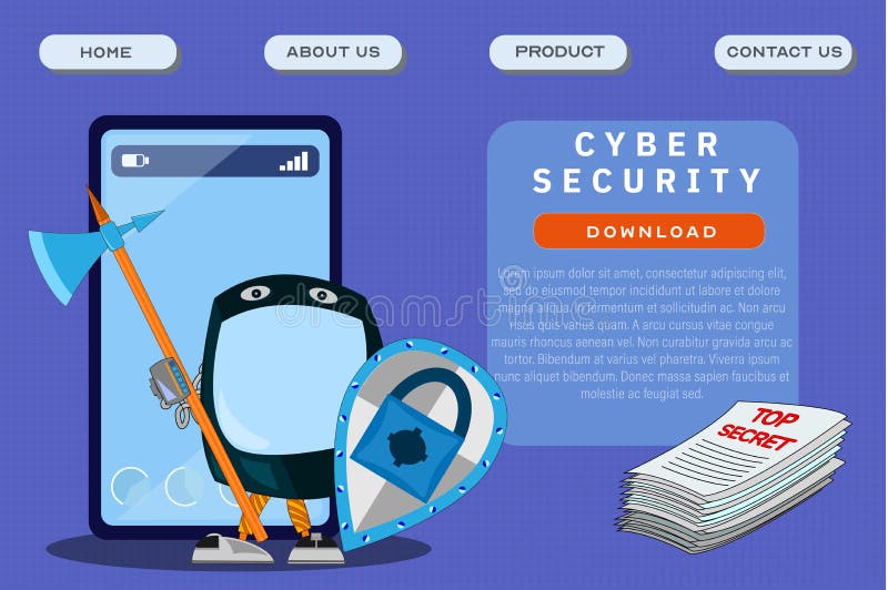 Cyber Security Site Template. Access Control Software Development ...