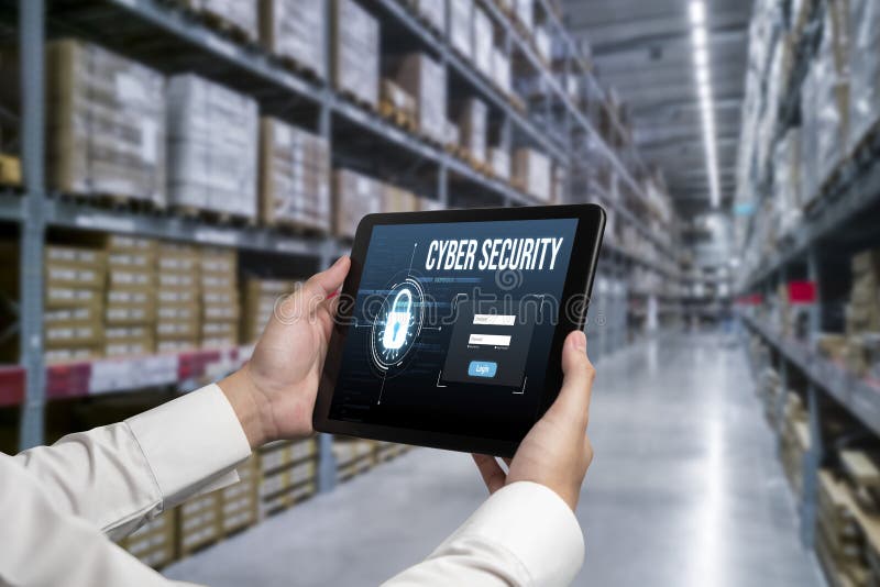 Cyber Security System on Computer Screen Protect Private Information ...