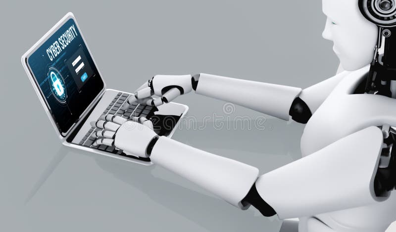 Cyber Security System on Computer Screen Protect Private Information ...