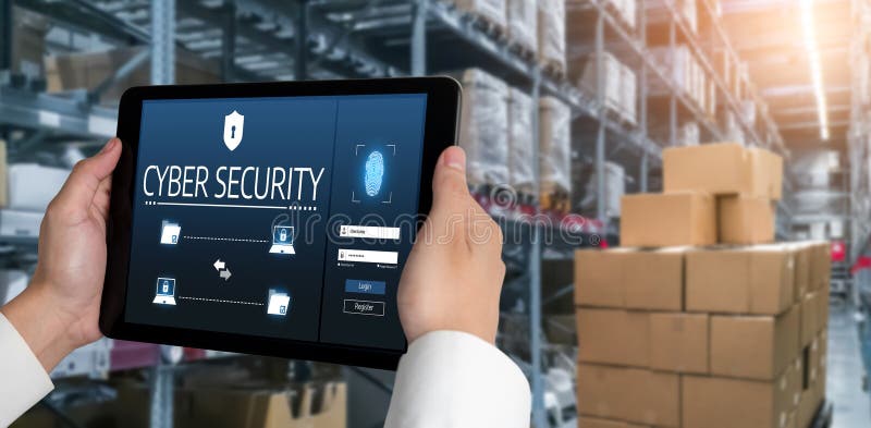 Cyber Security System on Computer Screen Protect Private Information ...