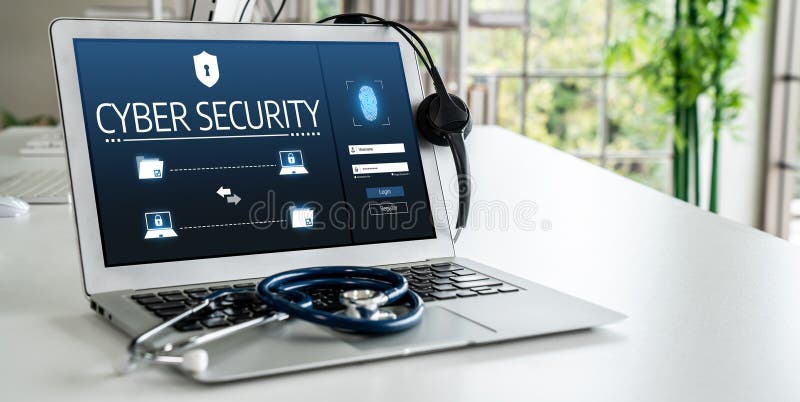 Cyber Security System on Computer Screen Protect Private Information ...